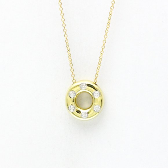 Tiffany & Co. | Jewelry | Tiffany Authentic 8k Gold Diamond Necklace ...